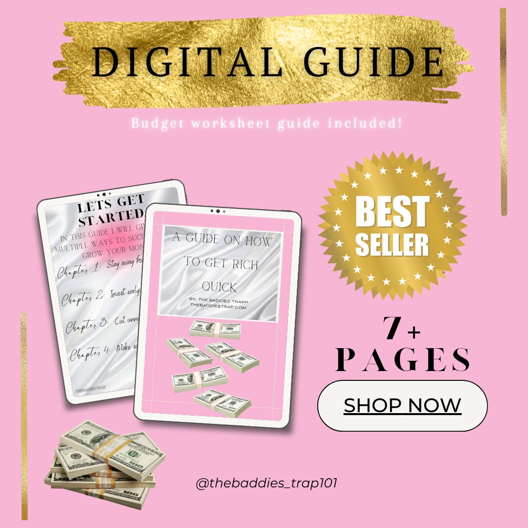 The Baddies TRAP Get Rich Quick Guide - Etsy