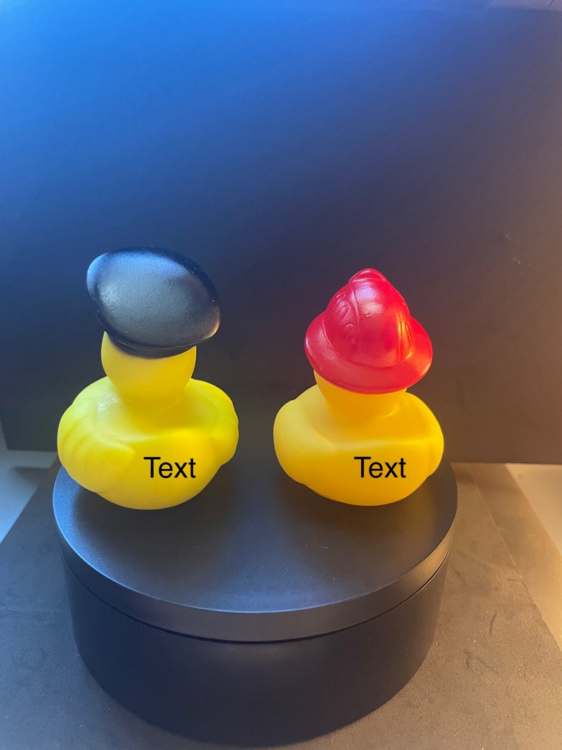 Personalized First Responder Rubber Duck: Police, Firefighter Gift - Etsy