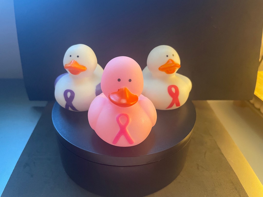 Personalized Awareness Duck: Ribbon Support Gift - Etsy