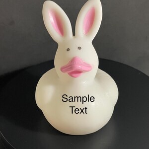 Easter Bunny Duck| Easter Gift| Bunny Duck| Unique Gift| Personalized ...