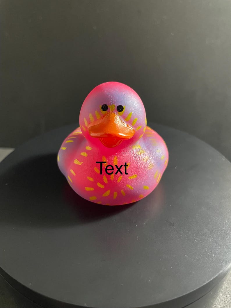 Tie Dye Rubber Duck | Personalized Car Ducking Gift - Etsy
