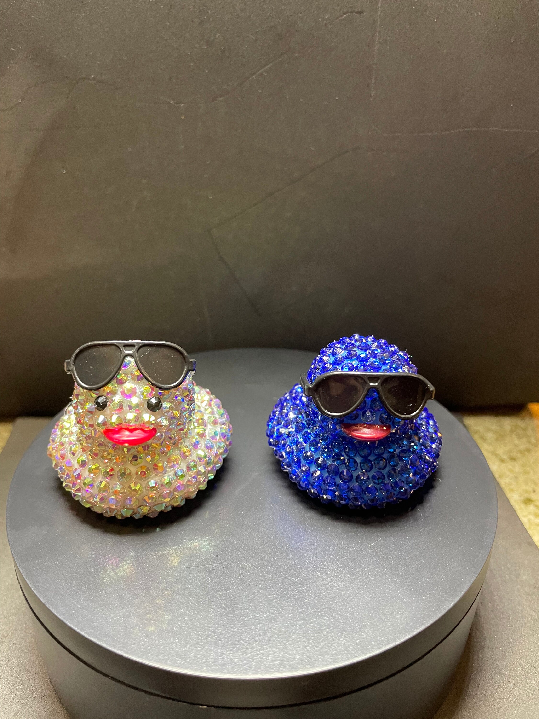 Small Bling Duck With Accessory Hat Cheer Bracelet Sunglasses ...