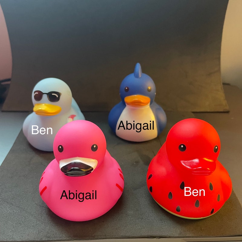 Personalized Rubber Ducks - Etsy
