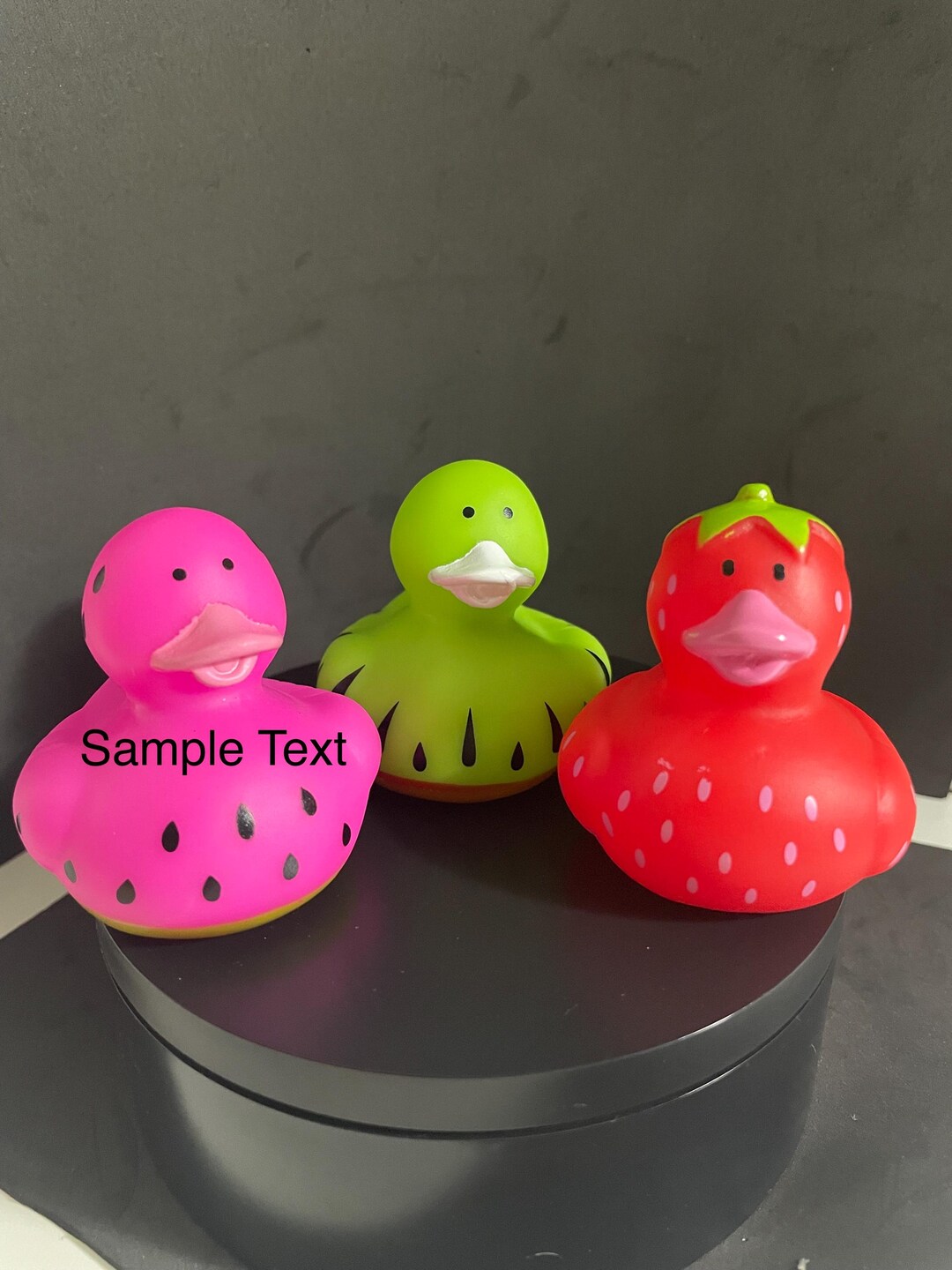 Summer Ducks| Fruit Ducks| Strawberry Watermelon Kiwi| Personalized ...