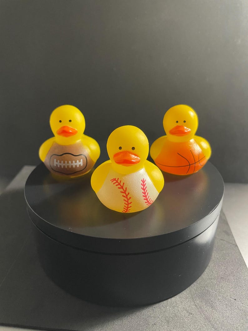 Personalized Sports Rubber Duck: Baseball, Football, Basketball - Coach ...
