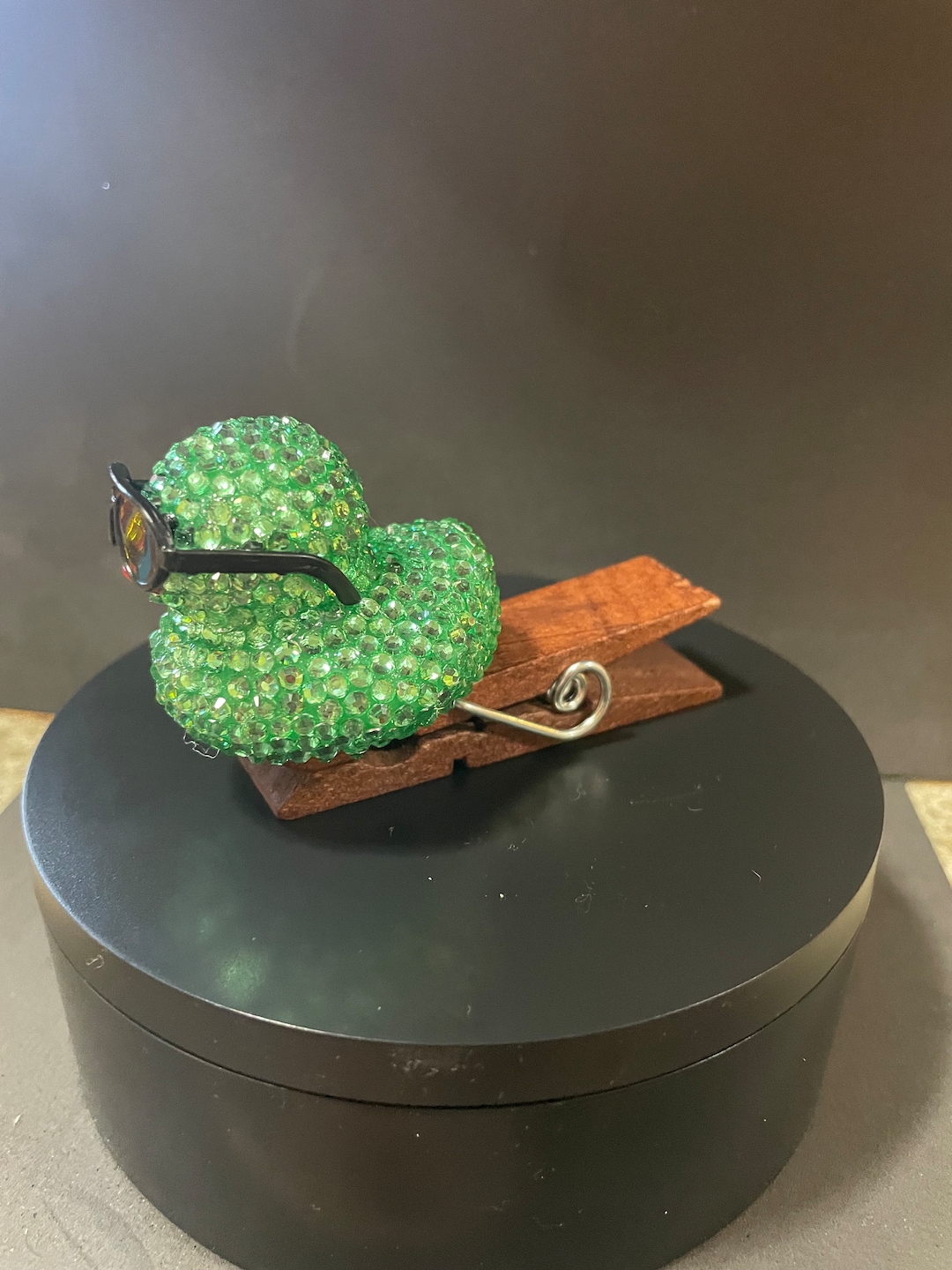 Small Bling Duck on Clothespin W/ Accessory| Cowboy Hat| Cheer Bracelet ...