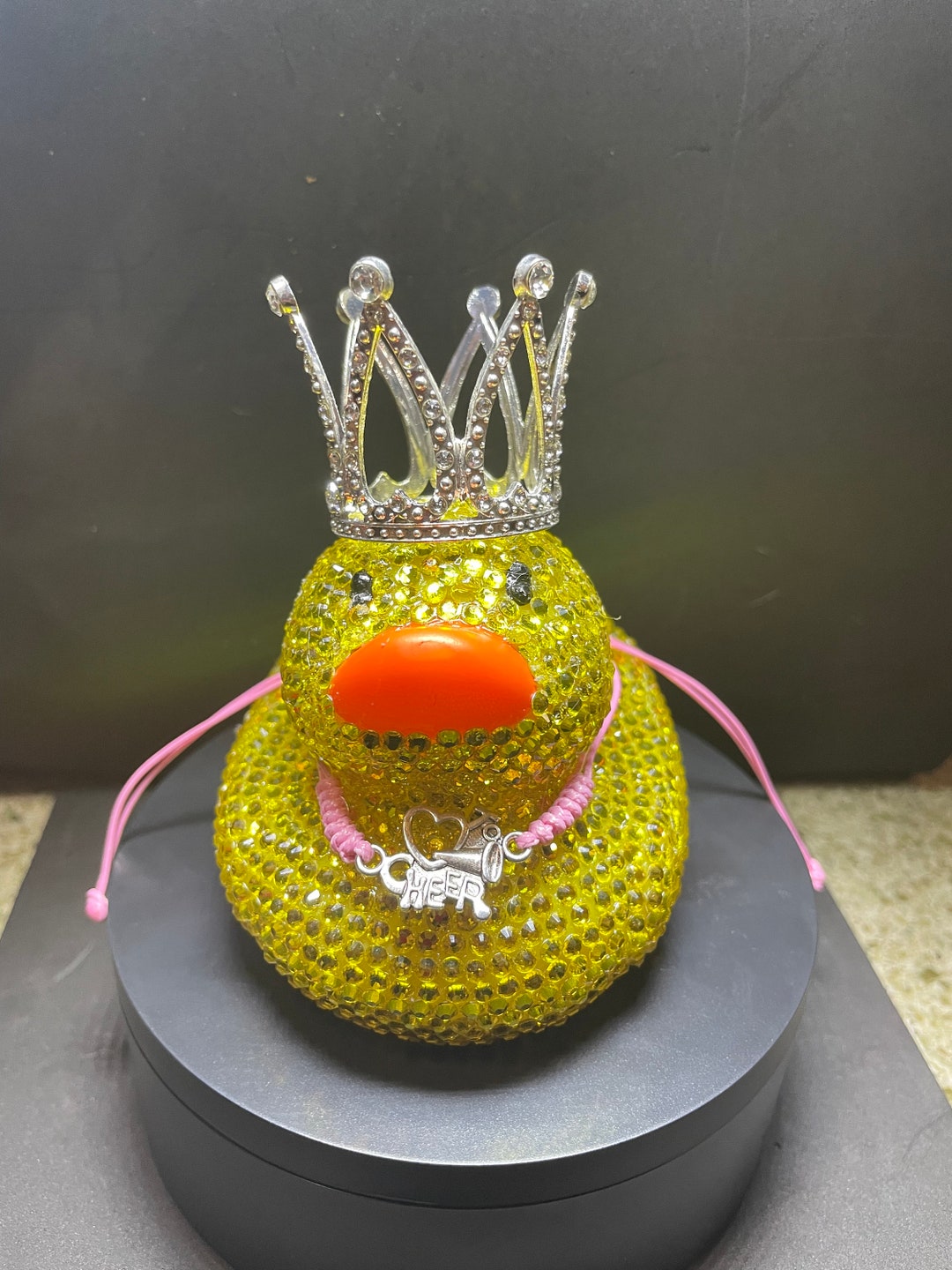Extra Large Bling Duck With Accessory| Duck With Crown| Duck and Cheer ...