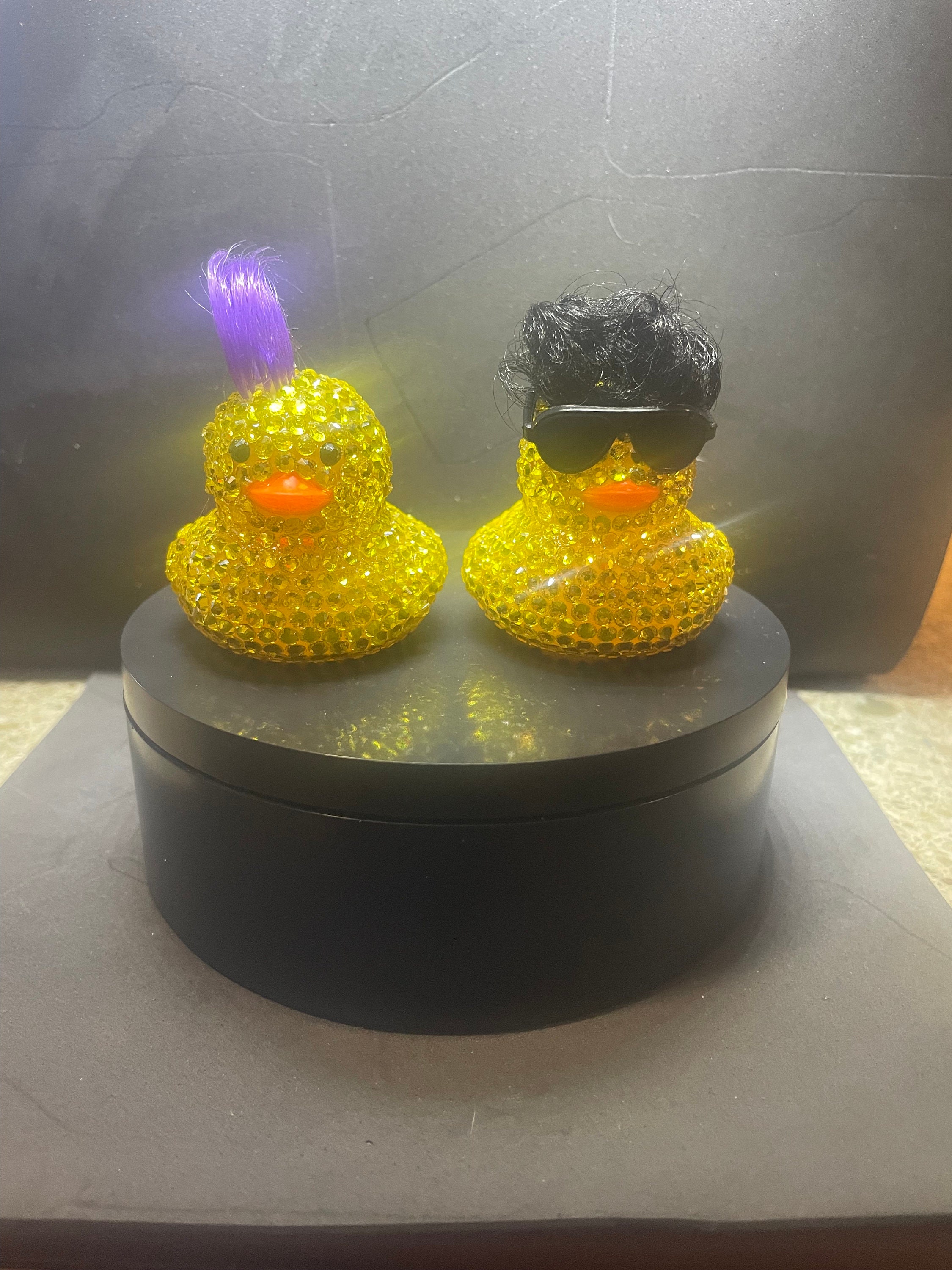 Small Bling Duck With Hair and Accessory - Etsy
