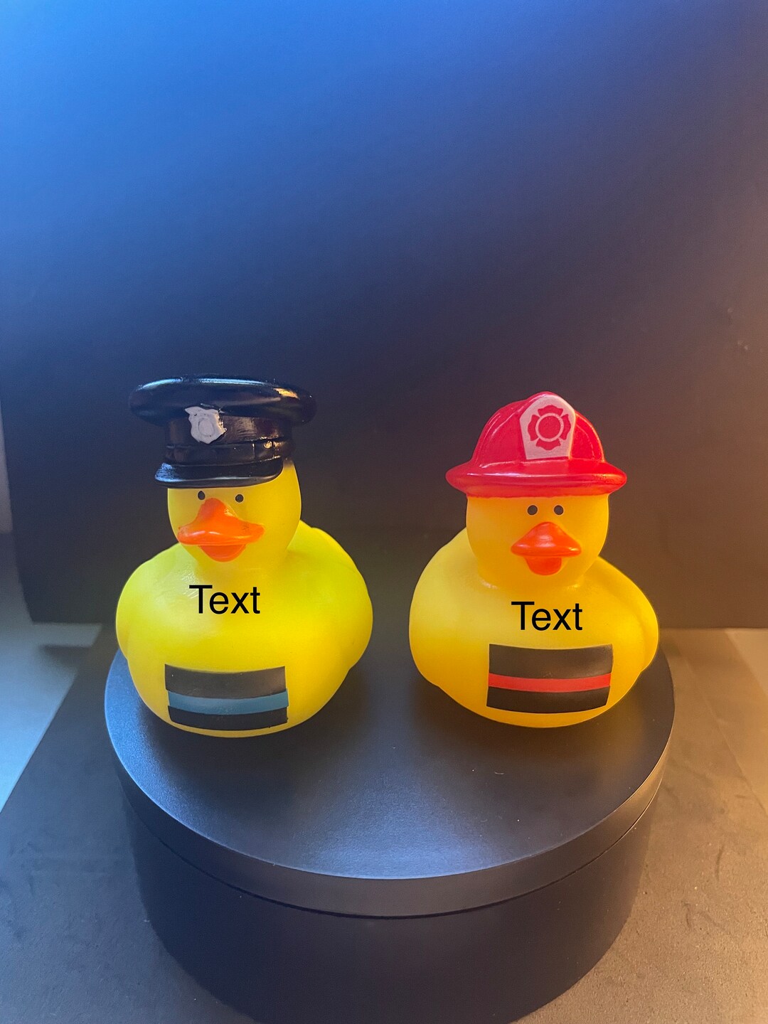 Personalized First Responder Rubber Duck: Police, Firefighter Gift - Etsy
