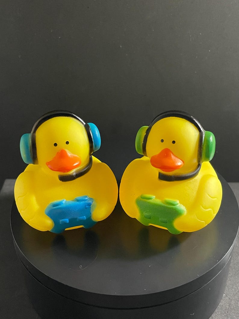 Personalized Gamer Rubber Duck: Custom Video Game Gift|car Ducking|good ...