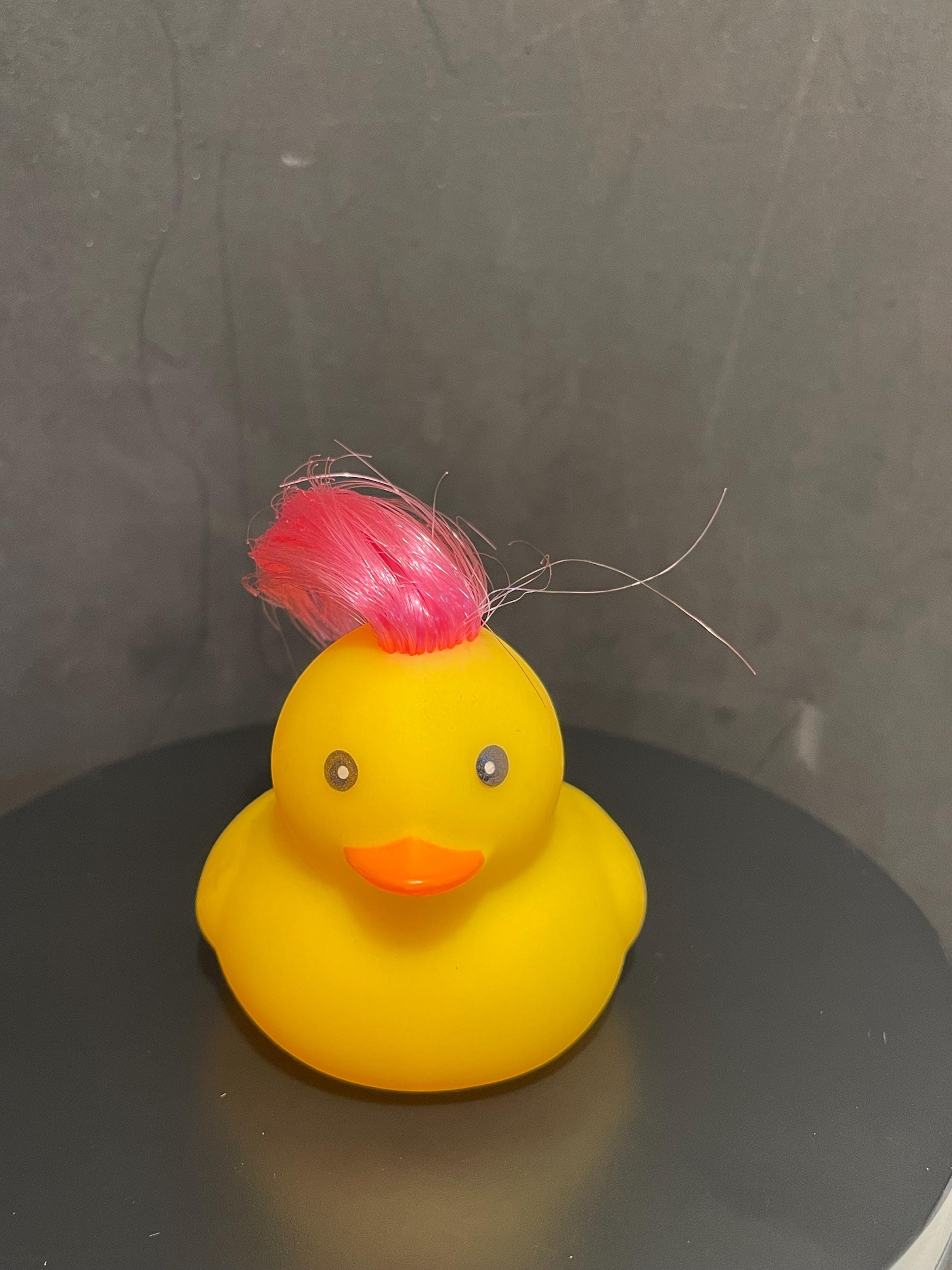 Personalized Mohawk Rubber Duck: Car Ducking Good Luck Charm - Etsy