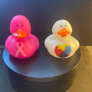 Breast Cancer Rubber Duck - Etsy