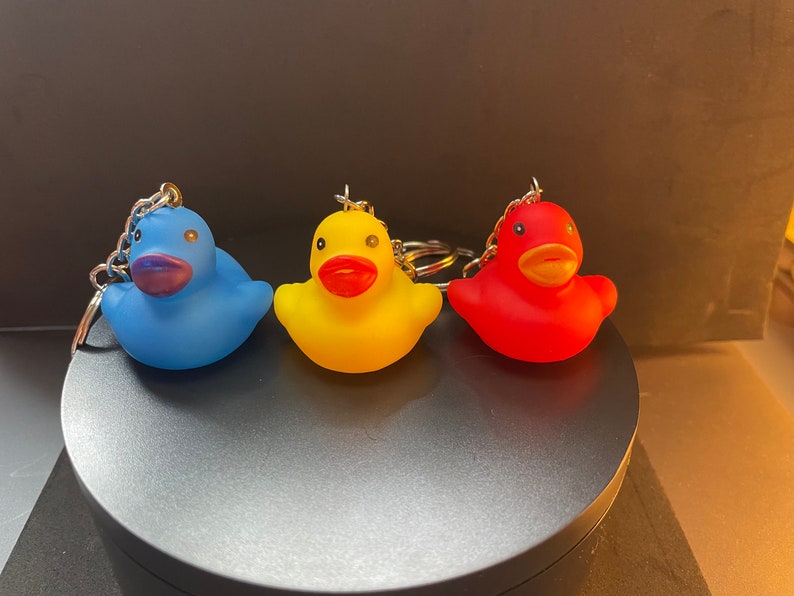 Personalized Rubber Duck Keychain Cheer Gift Car Ducking Unique Gift ...