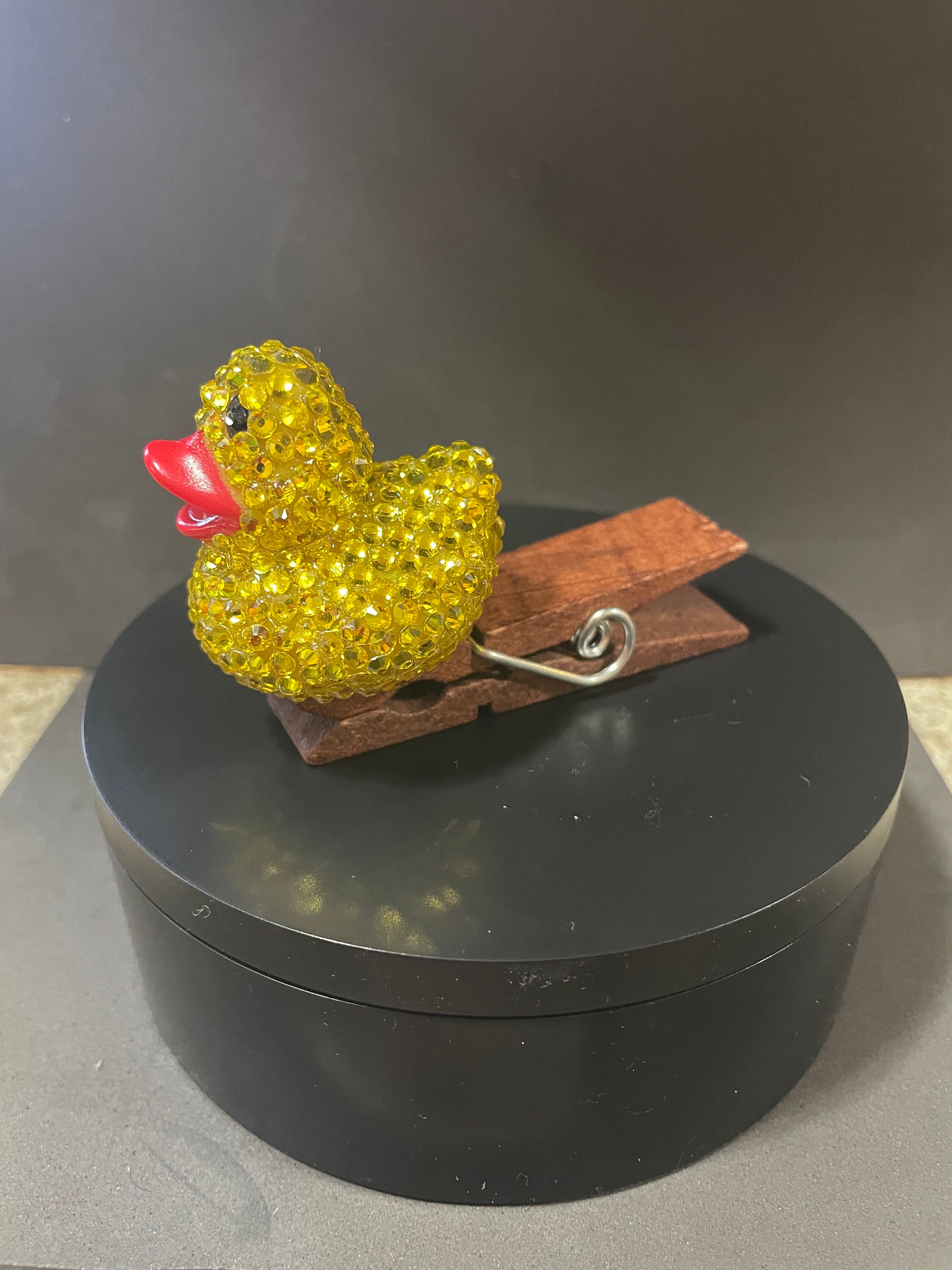 Mini Bling Duck on Clothespin - Etsy