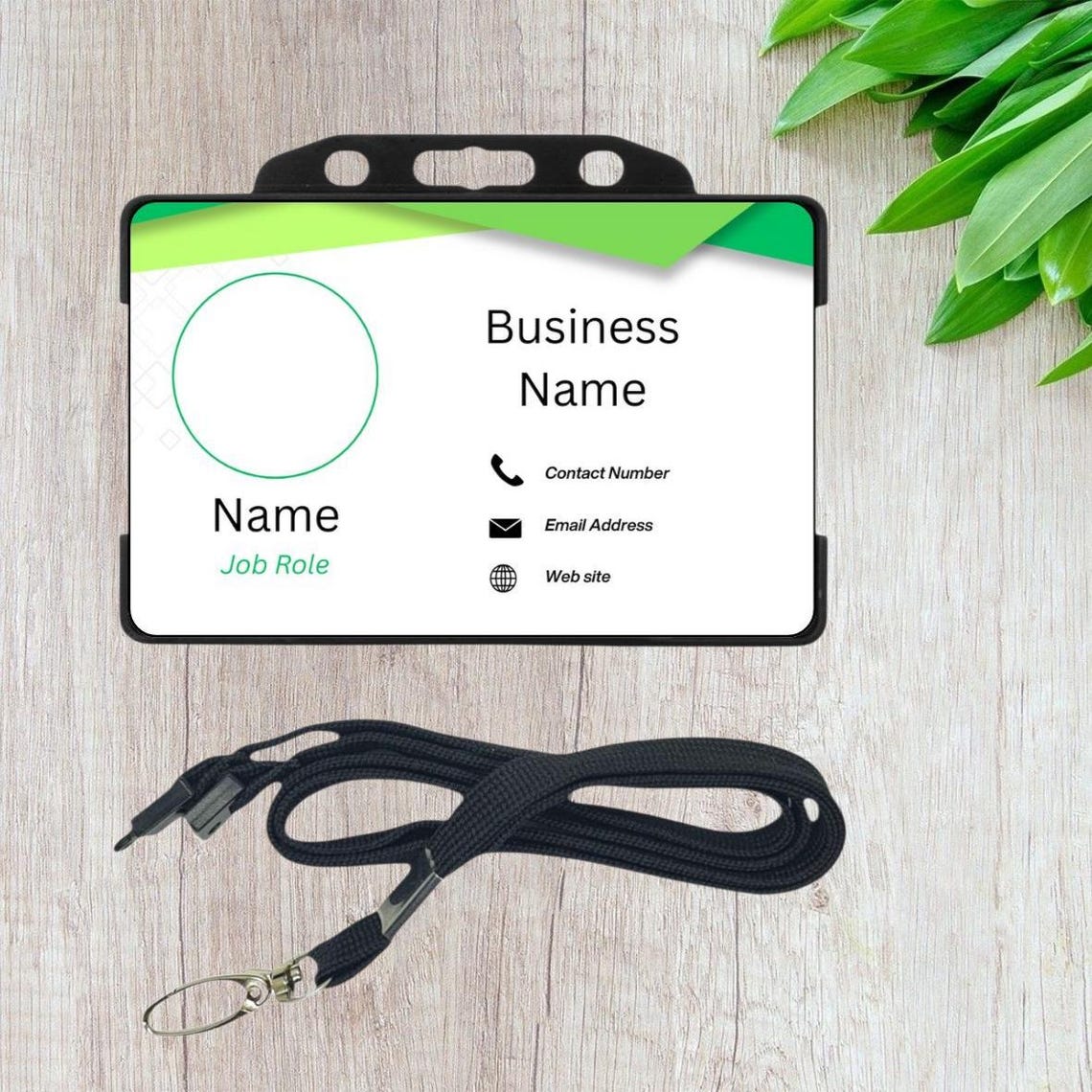 Personalised Work ID Card - Work Logo - Work ID - Identification Badge ...