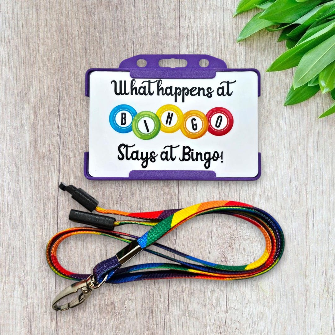 Bingo Gifts - Bingo Novelty ID Card - Bingo Accessories - Etsy