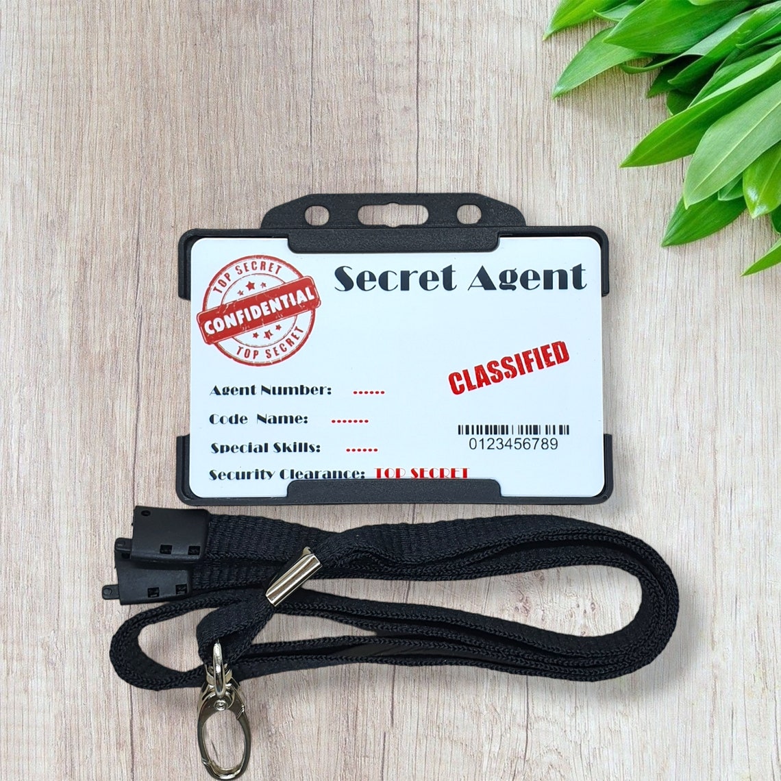 Secret Agent ID Card - Children's Novelty ID Card - Spy Dress up ...