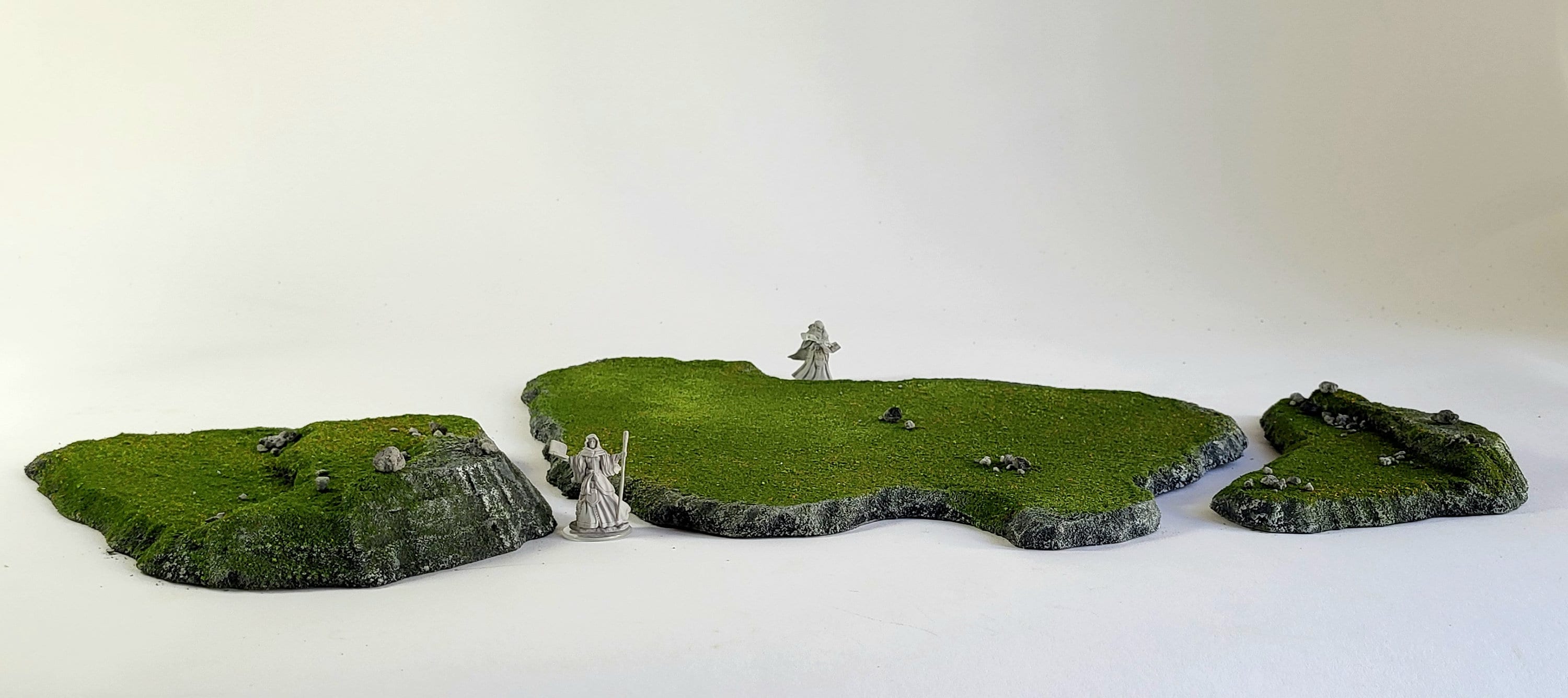 Set of 3 Wargaming Terrain Hills Modular Slim Stackers, Low Hieght ...