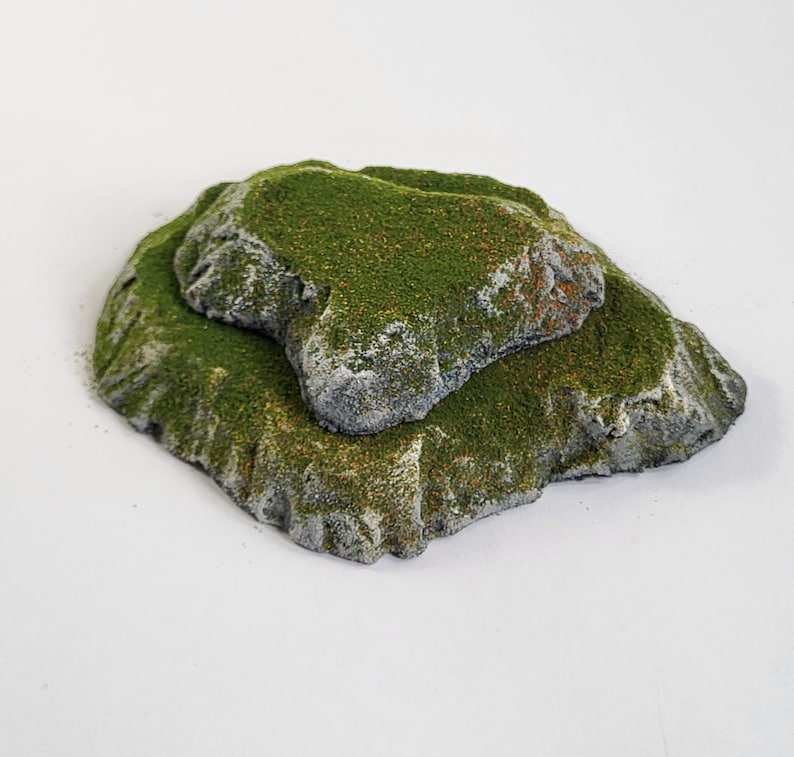 Wargaming Terrain Stackable Hills 8 Pc Set - Medium and Small Miniature ...