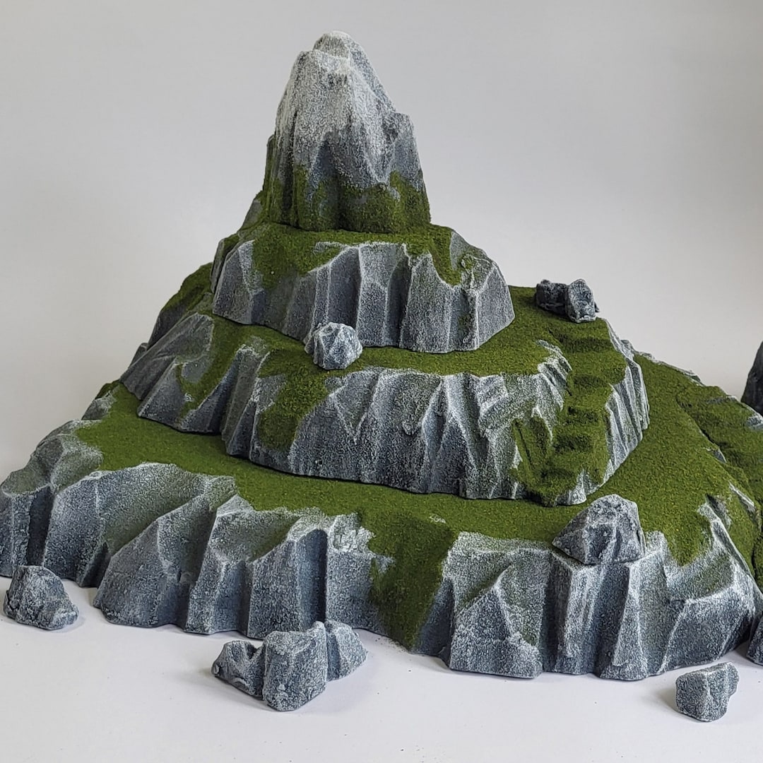 Giant Wargaming Terrain Army Display Hills, Mountain Terrain, Stackable ...