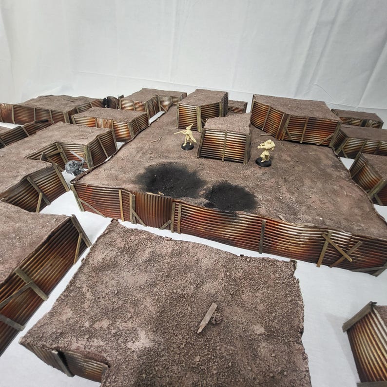 Trench Crusade Compatible Terrain Pro Set, 20 Piece Set for 4x4 Tables ...