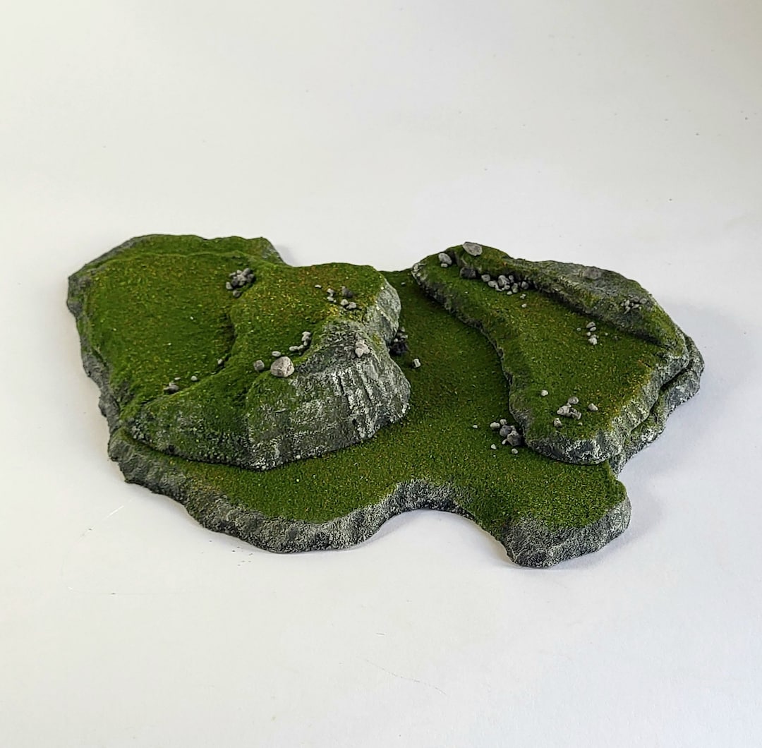 Set of 3 Wargaming Terrain Hills Modular Slim Stackers. - Etsy