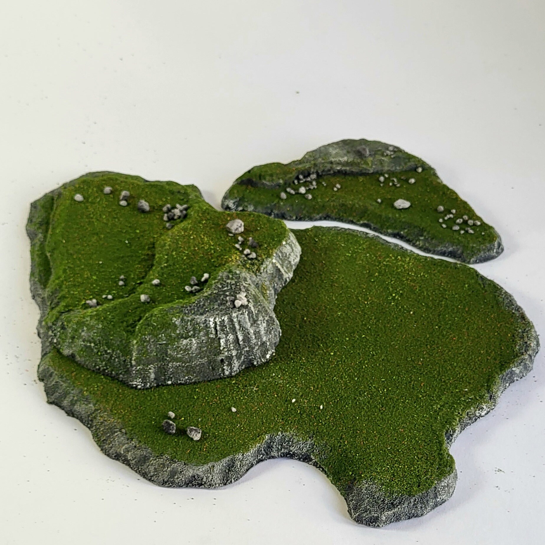 Set of 3 Wargaming Terrain Hills Modular Slim Stackers, Low Hieght ...