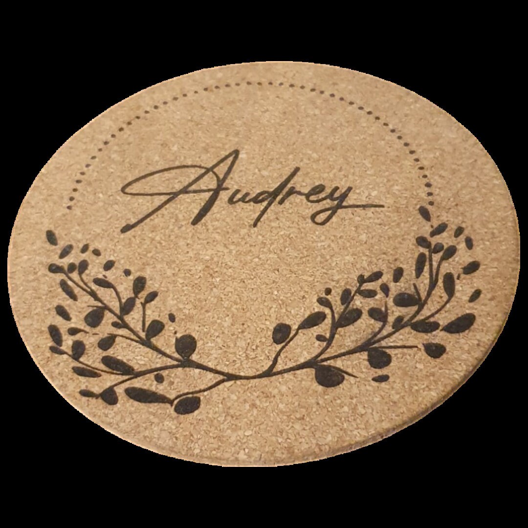 Customizable Cork Coasters - Etsy