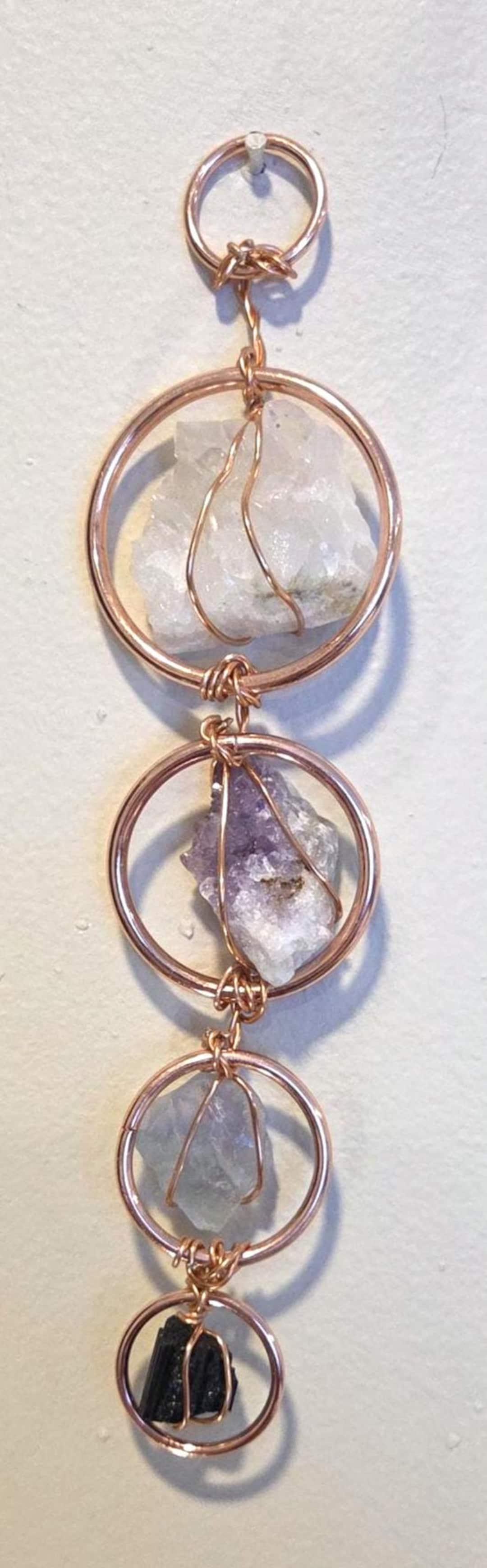 Chakra Hanger With Metal Rings - Etsy
