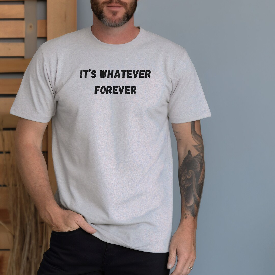 Whatever Forever Block Letters Shirt, Midwest Emo Shirt, Forever Emo ...