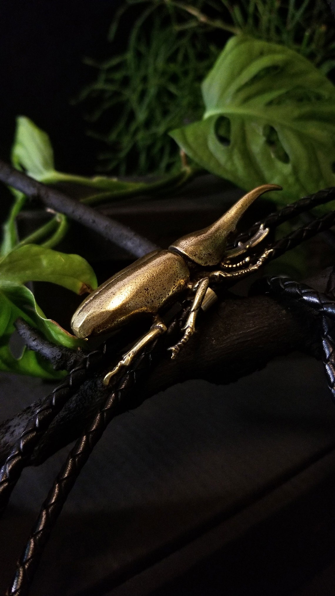 HERCULES - Big Bad Beetle Bolos - Brass Insect Bolo Tie Fashion Jewelry ...