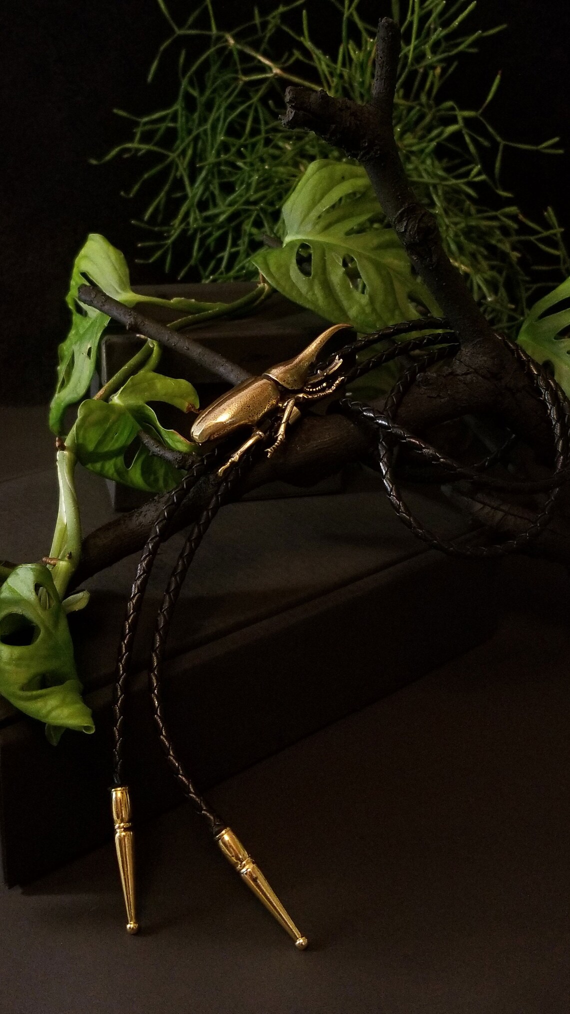 GOLD HERCULES - Big Bad Beetle Bolos - Gold Insect Bolo Tie Fashion ...