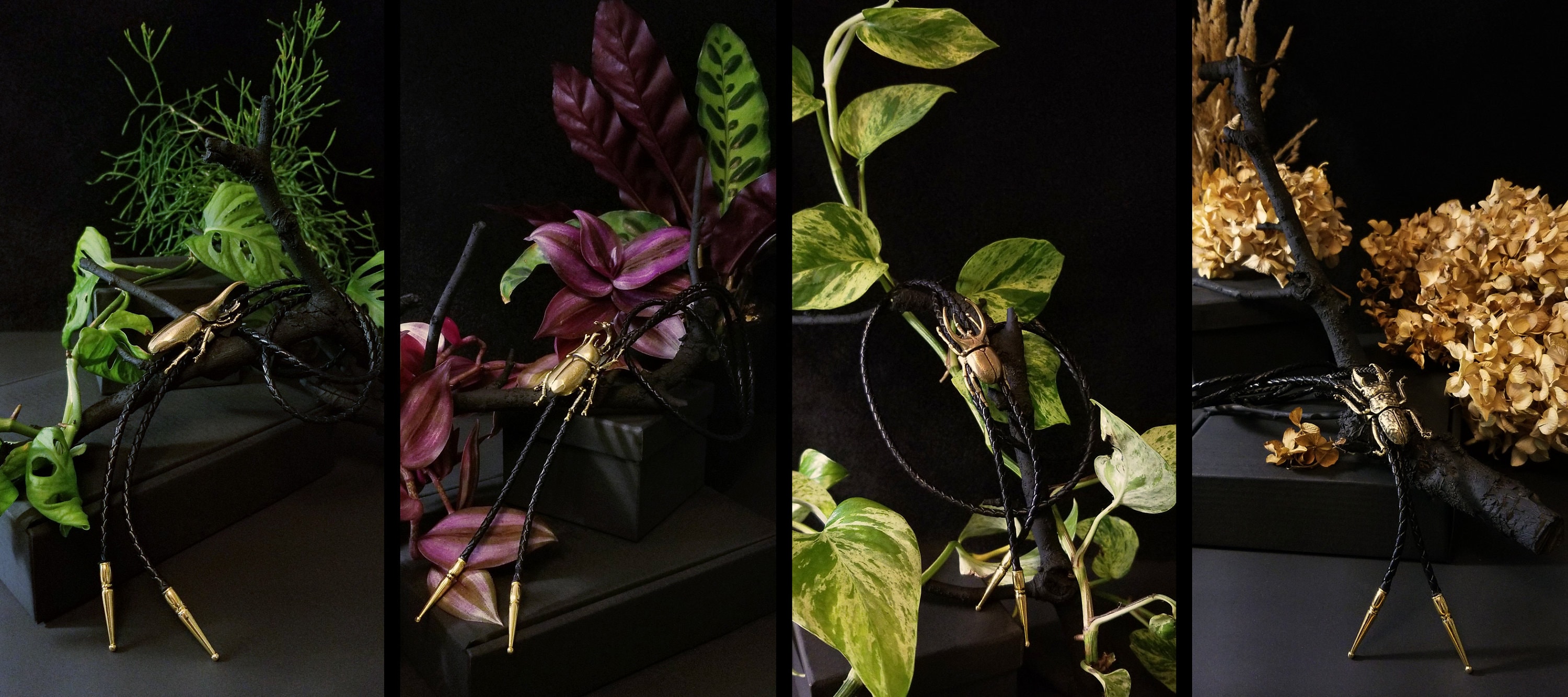 HERCULES Big Bad Beetle Bolos Brass Insect Bolo Tie - Etsy