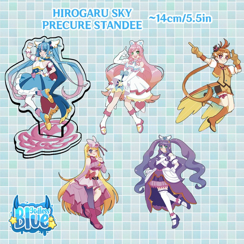 Pretty Hero Girls Standees - Late Shipping - Etsy