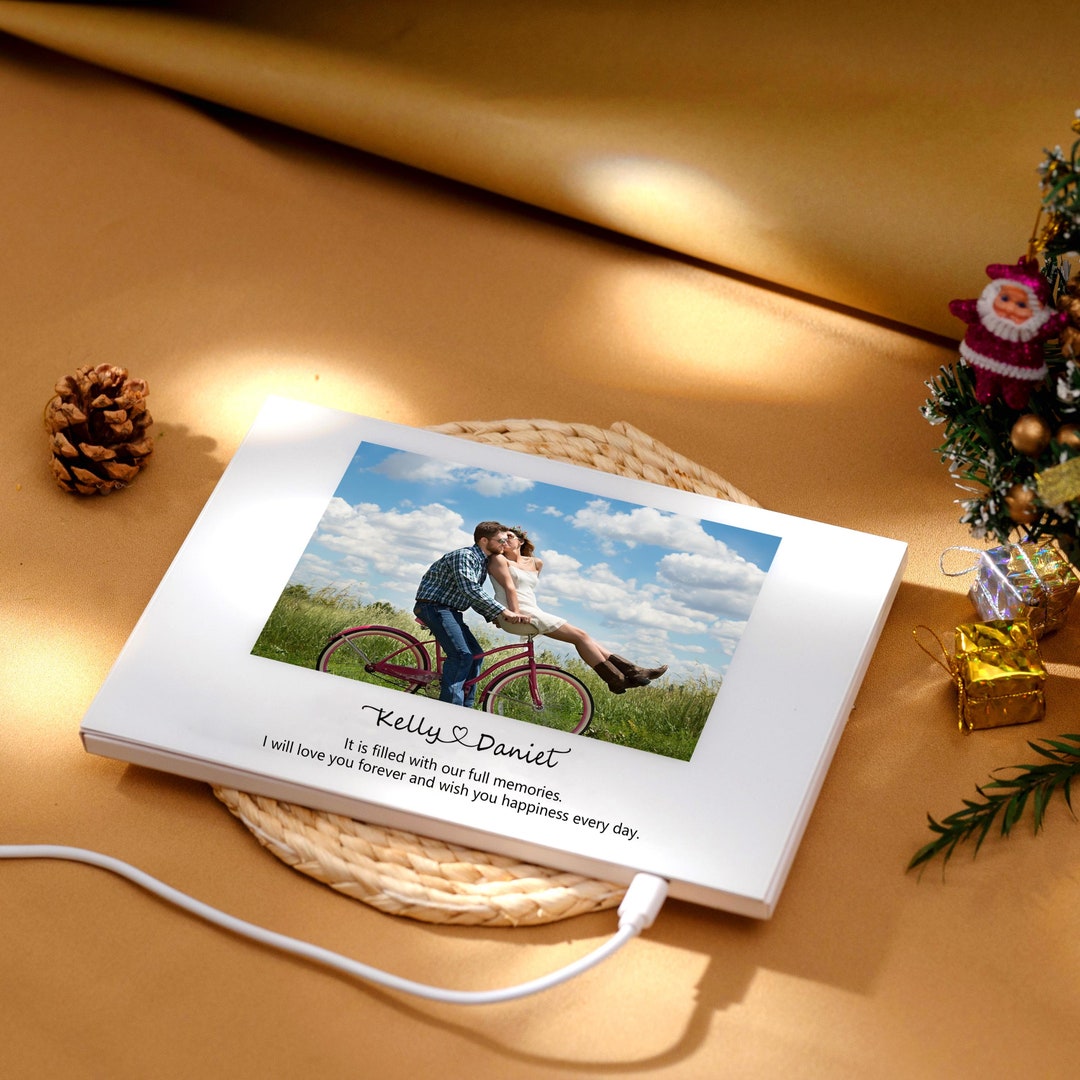 Personalized Video Book, Vertical Screen, Custom Cover, Album That ...