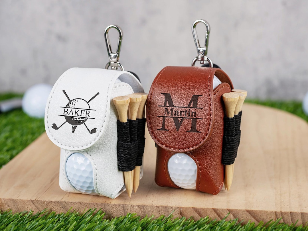 Personalized Golf Ball Bag, Custom Golf Ball Waist Bag, Stylish Pouch ...