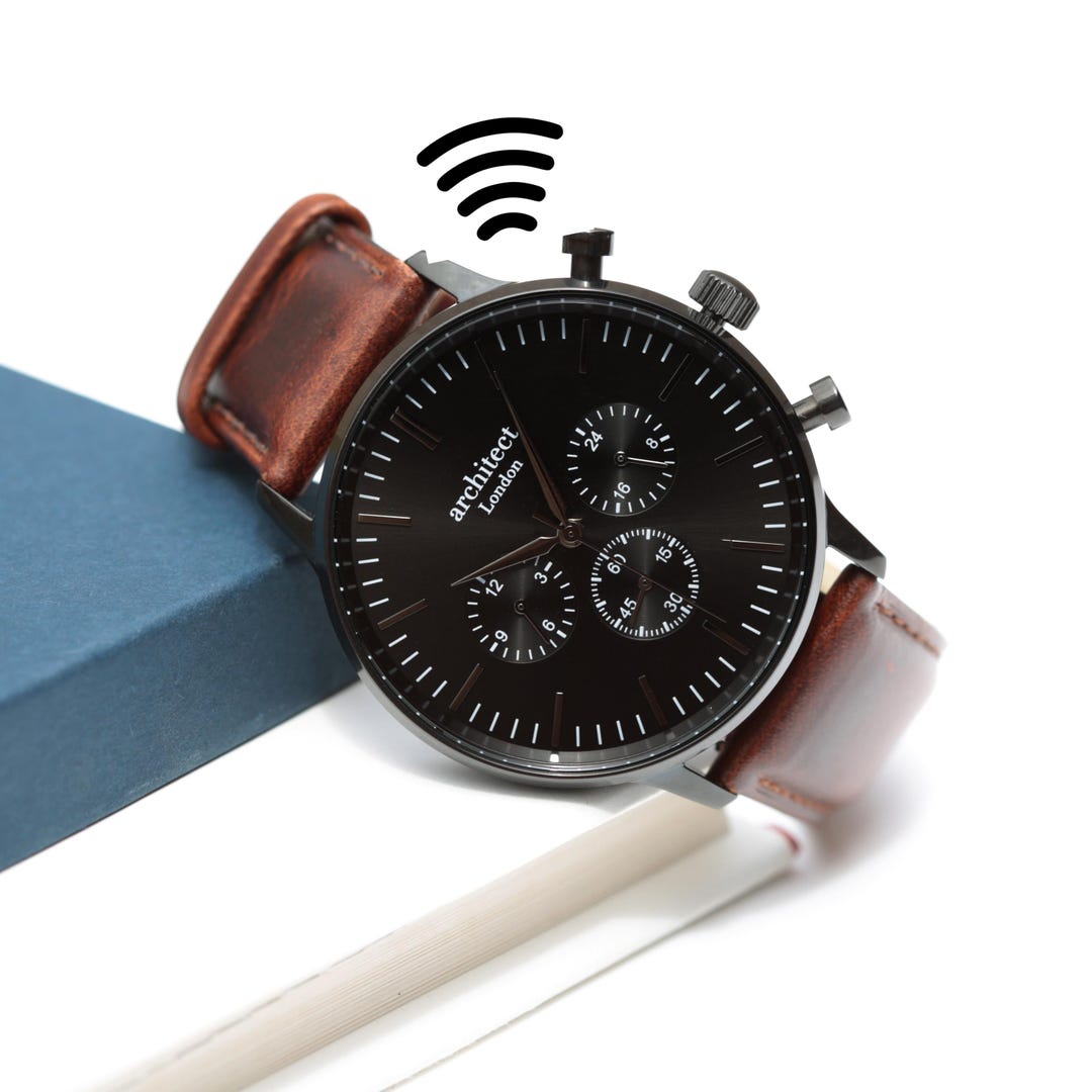 Men's Personalised Watch | Handwriting Engraved | Contactless Payment ...