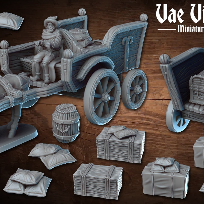 28mm Medieval Cart - Etsy