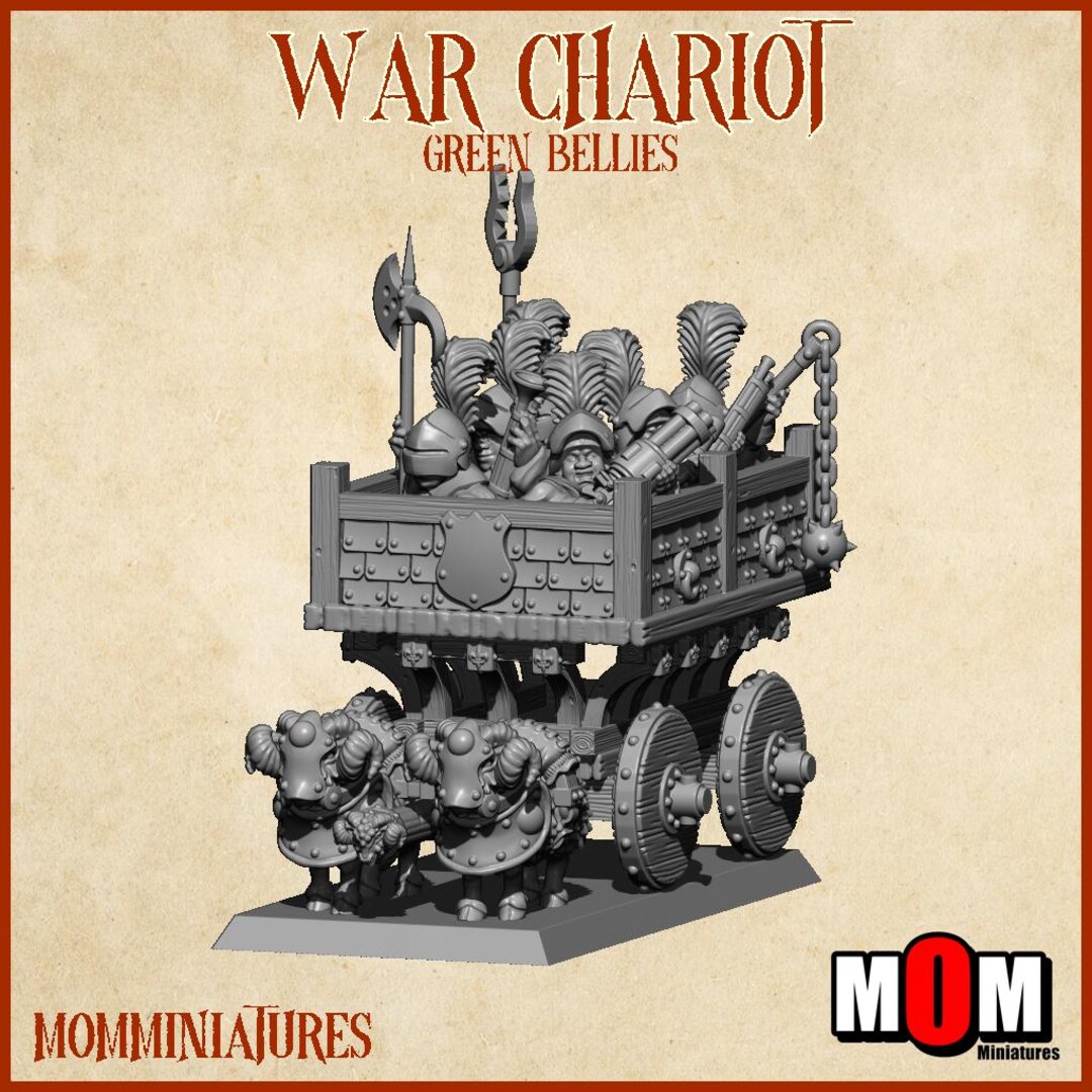 Halfling War Chariot, Green Bellies, Halfling Shire Defense Force by ...