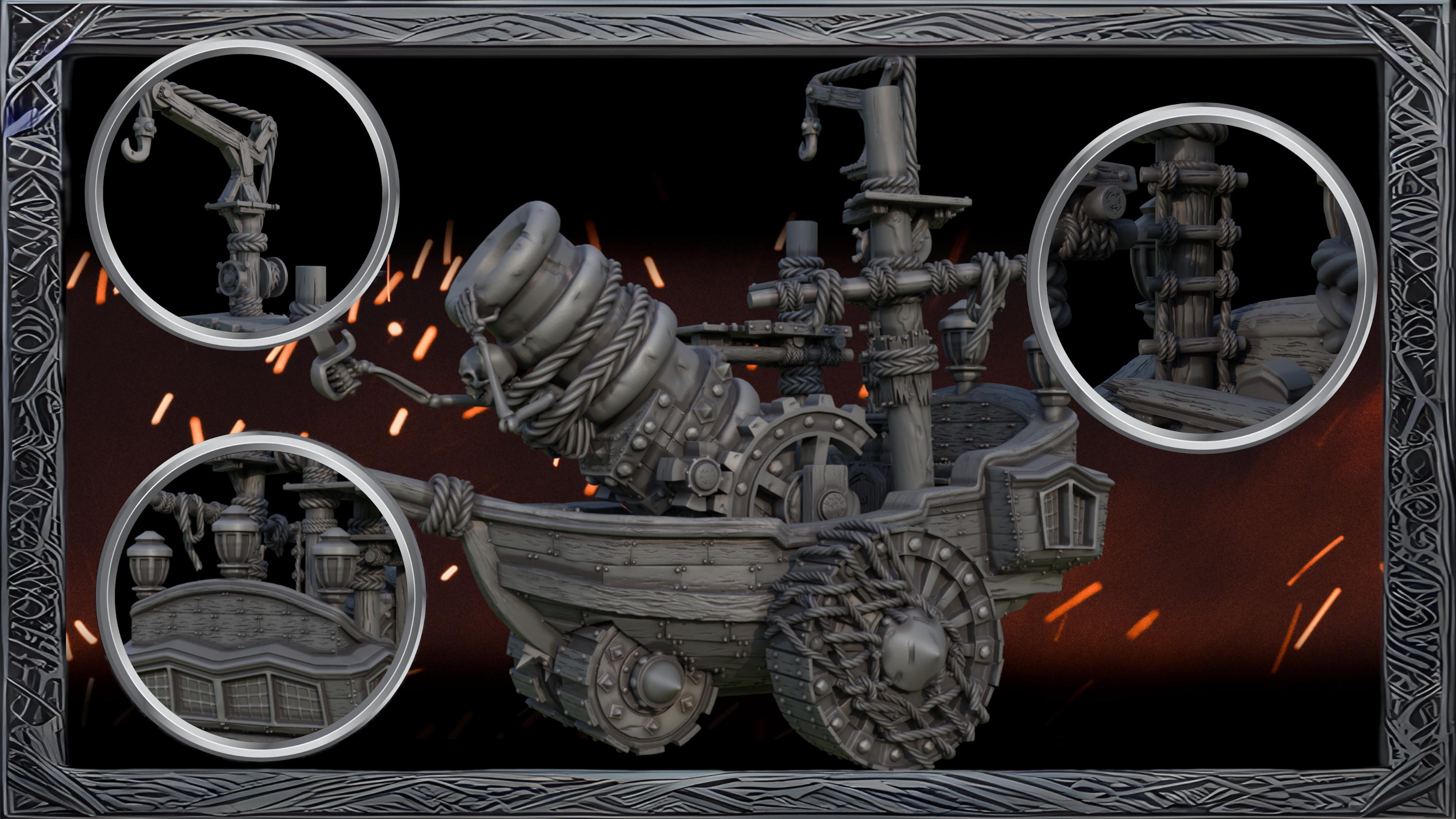 The Fury of the Depths, Modular Undead Colossus by Landor Miniatures ...