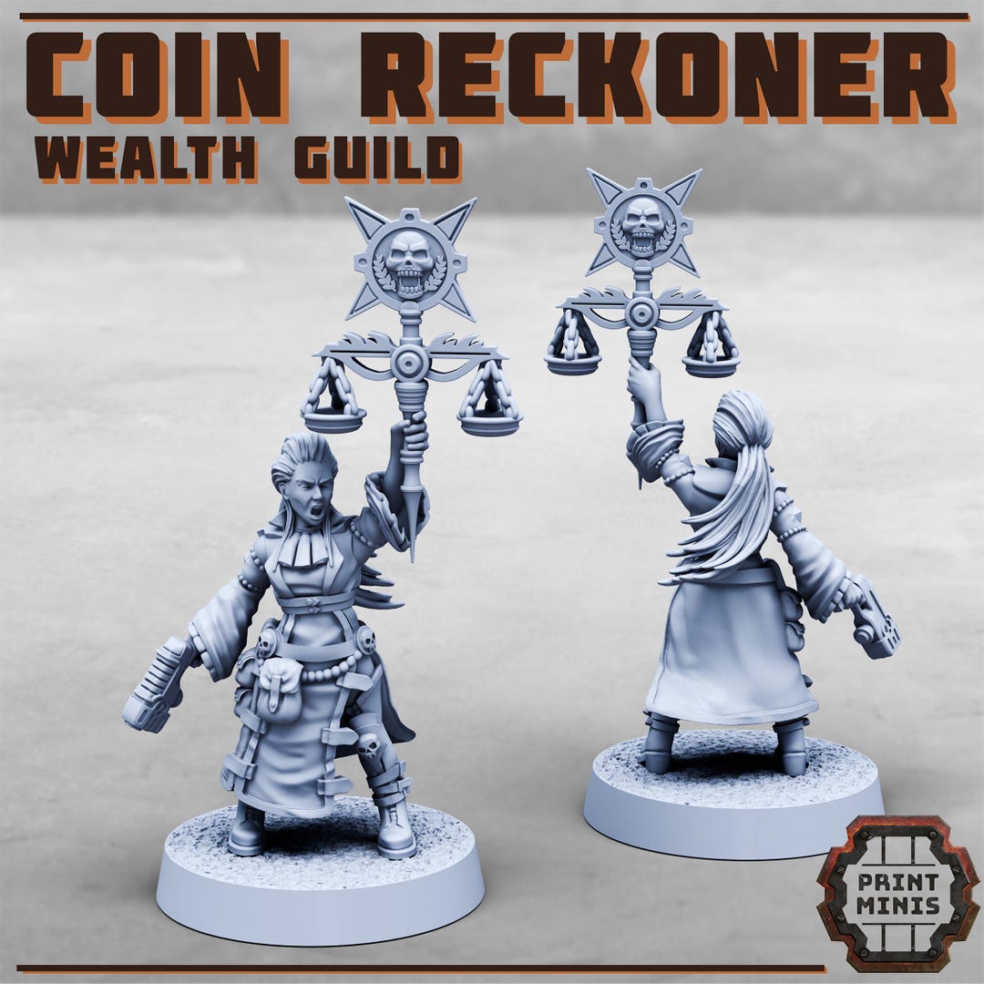 Coin Reckoner - Wealth Guild - Sci-fi Grimdark Tax Collector ...