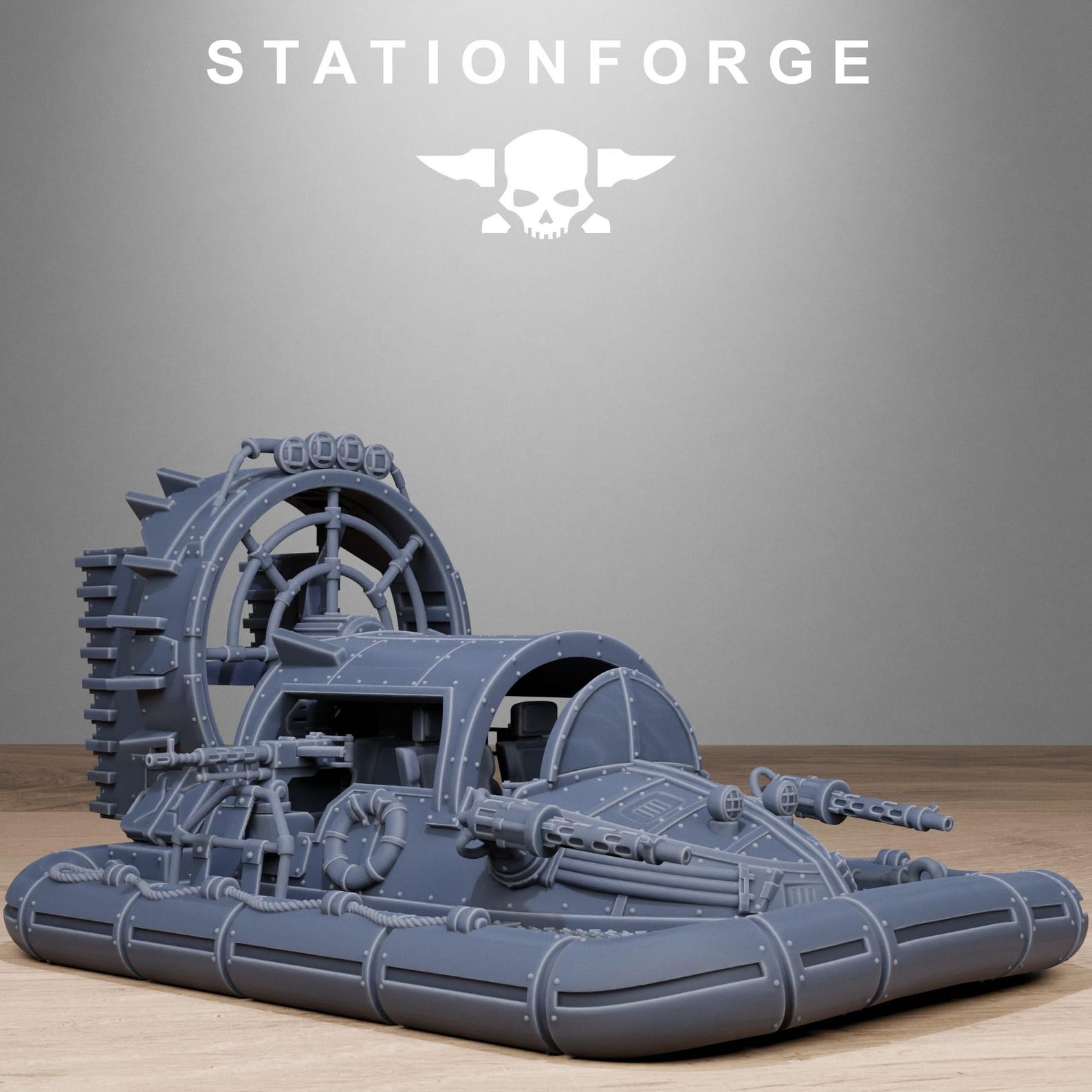 Freeguard Hovercraft, Modular Sci-fi Transport Vehicle by STATIONFORGE ...