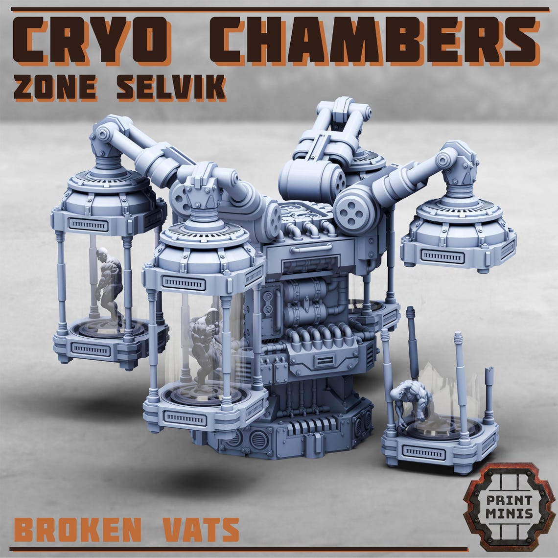 Cryo Chambers - Zone Selvik - Zone Selvik - Sci-fi Space Industrial ...