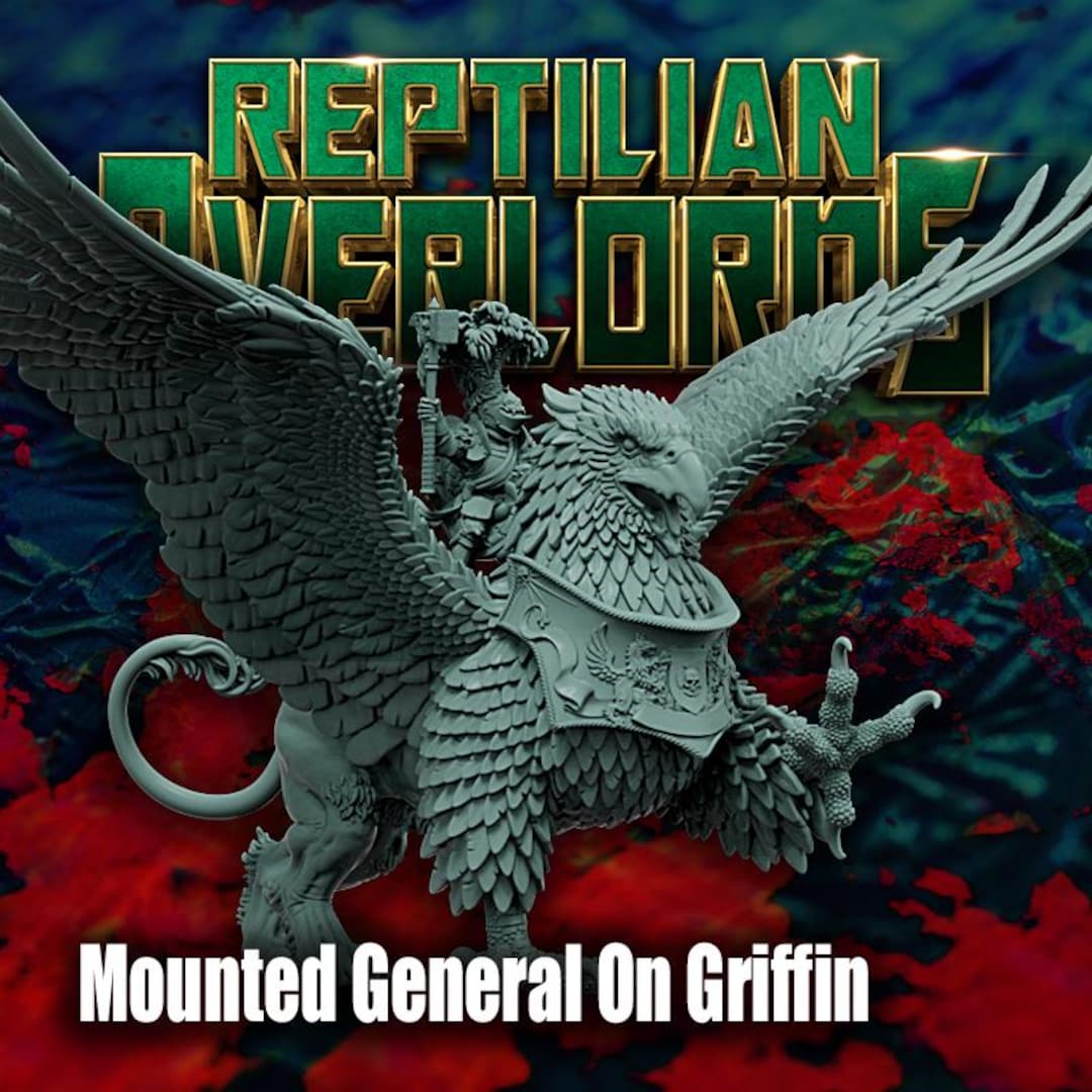 Mounted General on Griffin by Reptilian Overlords, Fantasy Wargames ...