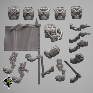Spacenam Command Set, Modular Catachan Jungle Fighters Astra Militarum ...