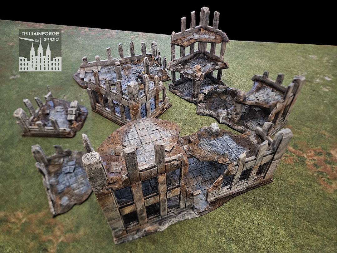 Pro Painted Modular Wargaming Terrain for Sci-fi and Historic Tabletop ...