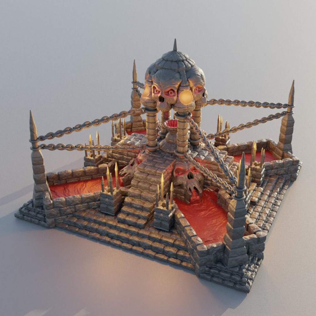 Altar of Sacrifice - Tabletop Terrain - 28 MM, Tabletop 3D Printed ...
