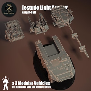 Testudo Modular Light Tanks, Modular Sci-fi Vehicle by Thatevilone, Sci ...