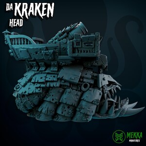Armored Giant Kraken Miniature, Mekka Miniatures Sci-fi Wargame - Etsy