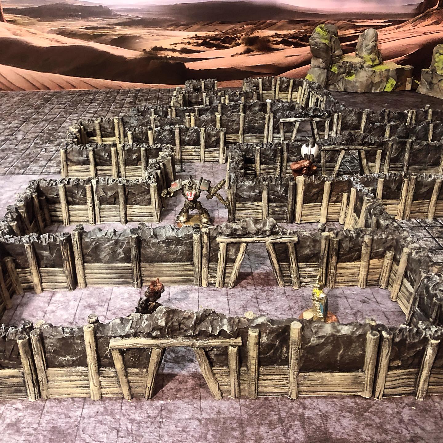 3D Printed Mine Walls – Tabletop Terrain for Wargames - Etsy